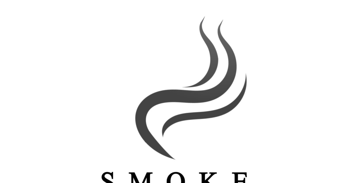 Smoke flame logo vector template v40 - TemplateMonster