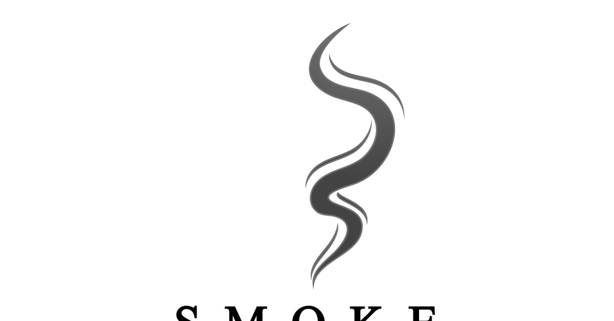 Smoke flame logo vector template v4 #356333 - TemplateMonster