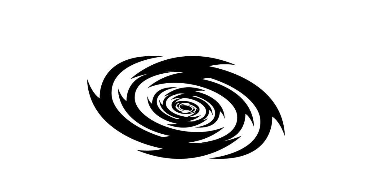 Tornado vortex icon logo vector v58 #356499 - TemplateMonster
