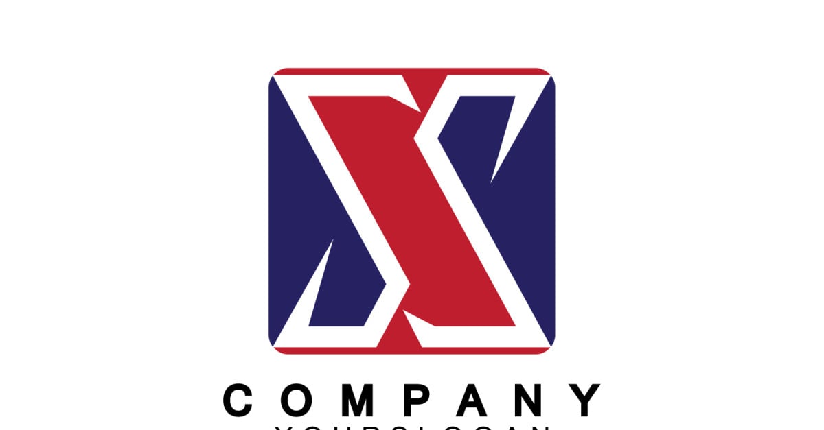 X initial name logo company vector v34 - TemplateMonster