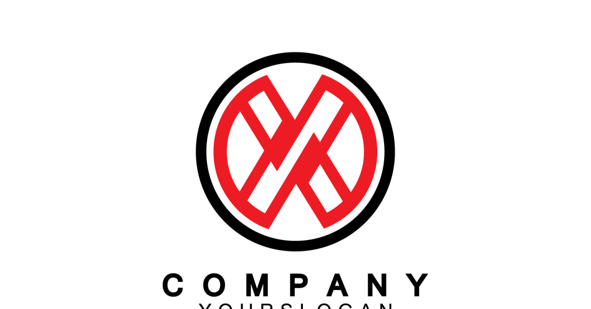 X initial name logo company vector v40 - TemplateMonster