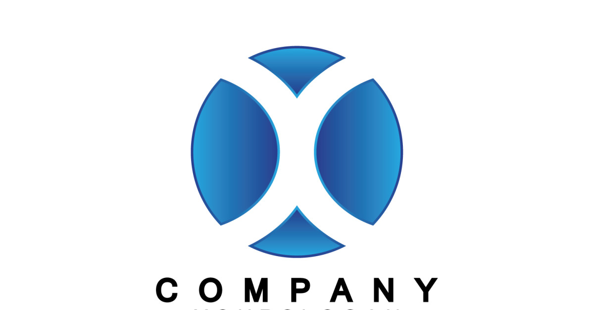 X initial name logo company vector v42 - TemplateMonster