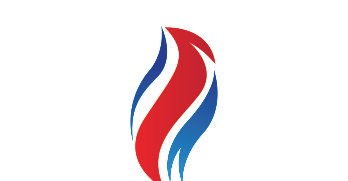 Burning fire flame hots logo icon v3 - TemplateMonster