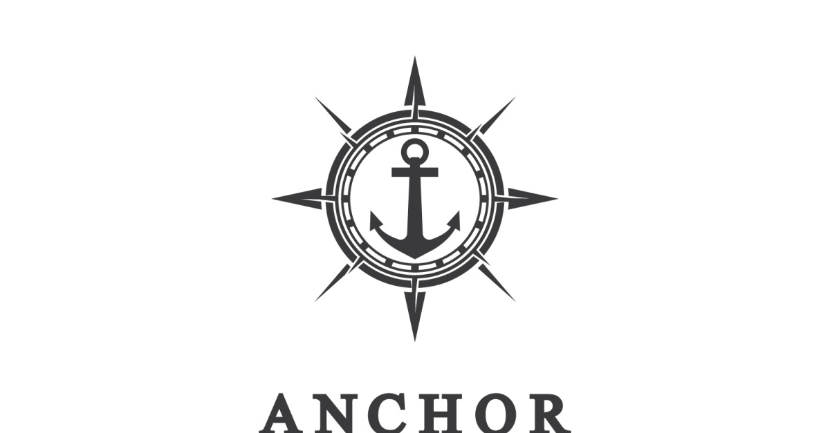 Çapa simgesi logo şablonu vektör v36 - TemplateMonster