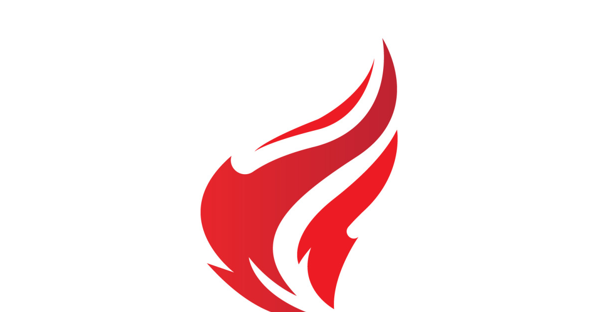 Burning fire flame hots logo icon v17 - TemplateMonster