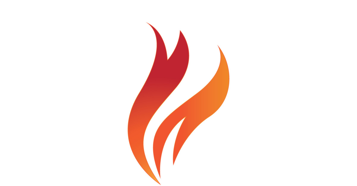 Burning fire flame hots logo icon v31 - TemplateMonster