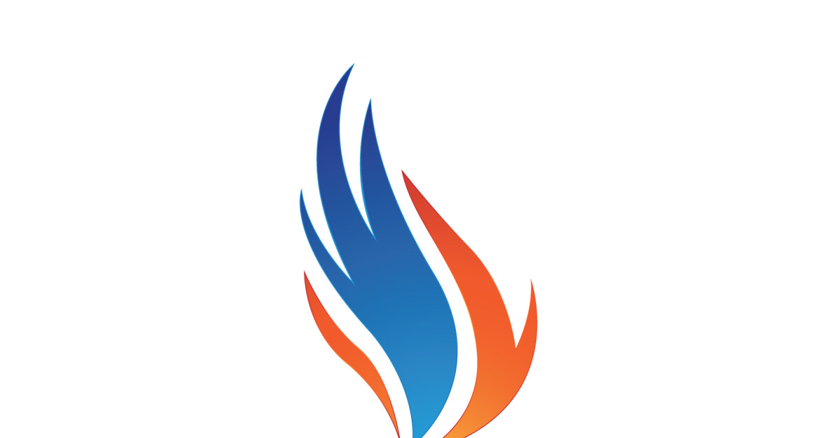 Burning fire flame hots logo icon v5 - TemplateMonster