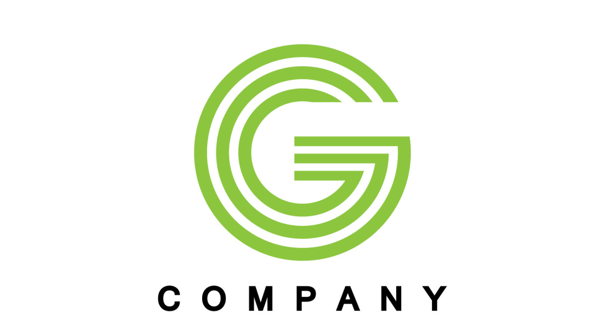 Initial letter G logo icon vector v36 - TemplateMonster