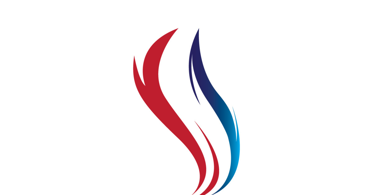 Yanan ateş alevi logo icon v7'yi ısıtıyor