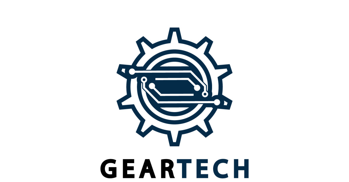 Gear Tech icon vector logo v43 #356910 - TemplateMonster