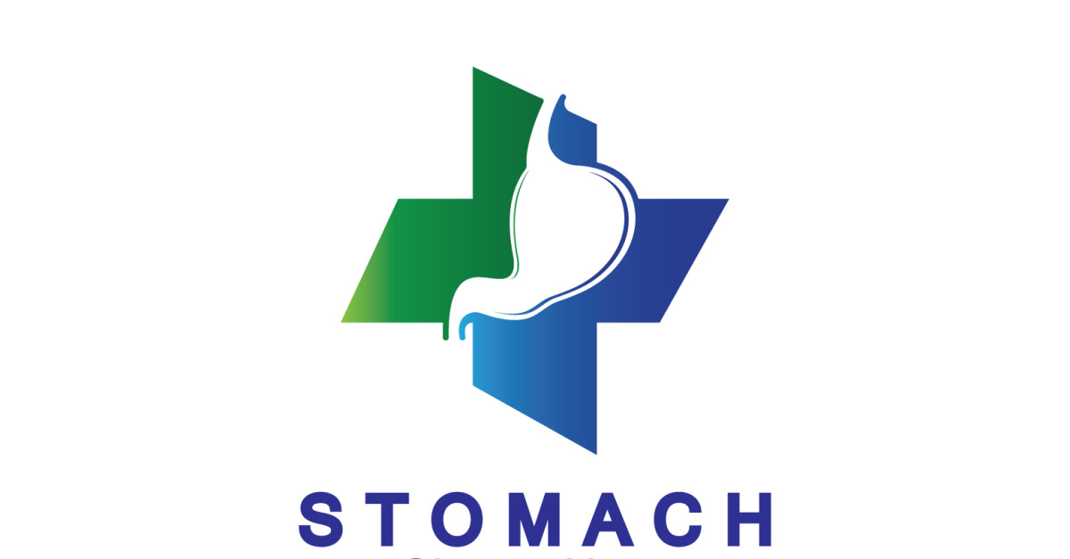 Health stomach icon logo vector template logo v36