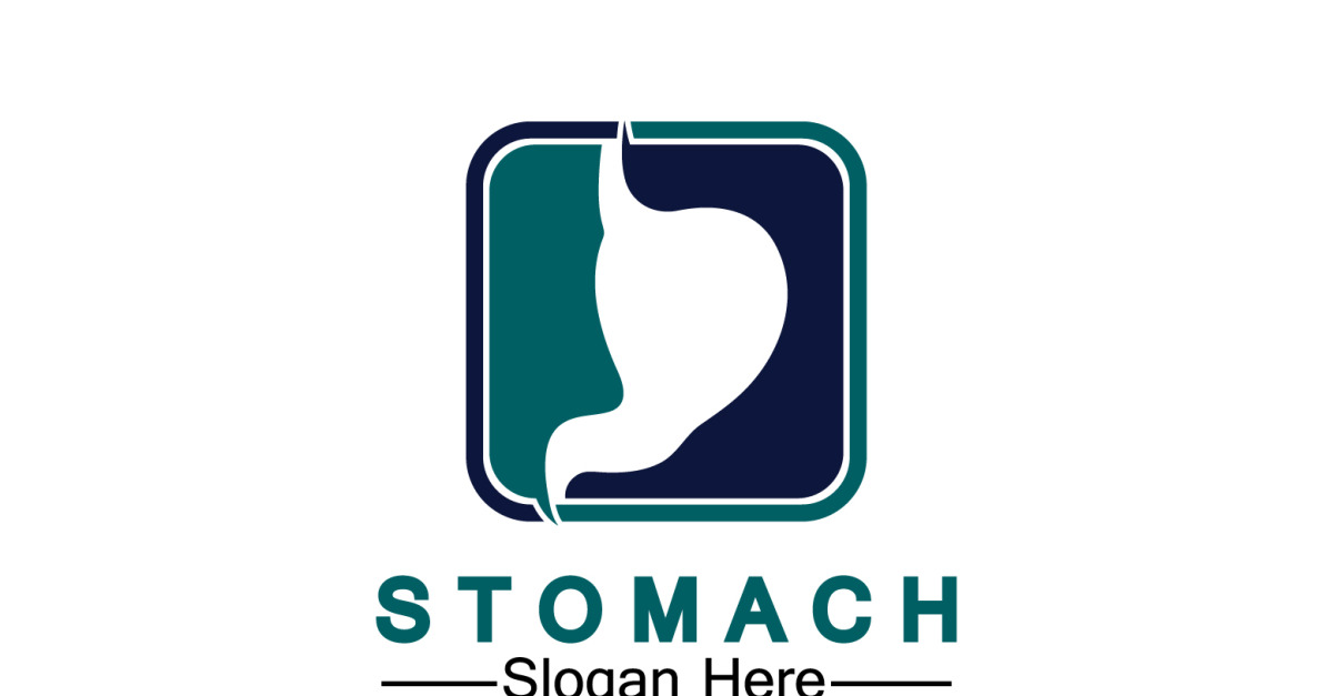 Health stomach icon logo vector template logo v60