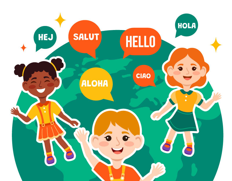 12 Illustration zum Welt-Hallo-Tag #358136 - TemplateMonster