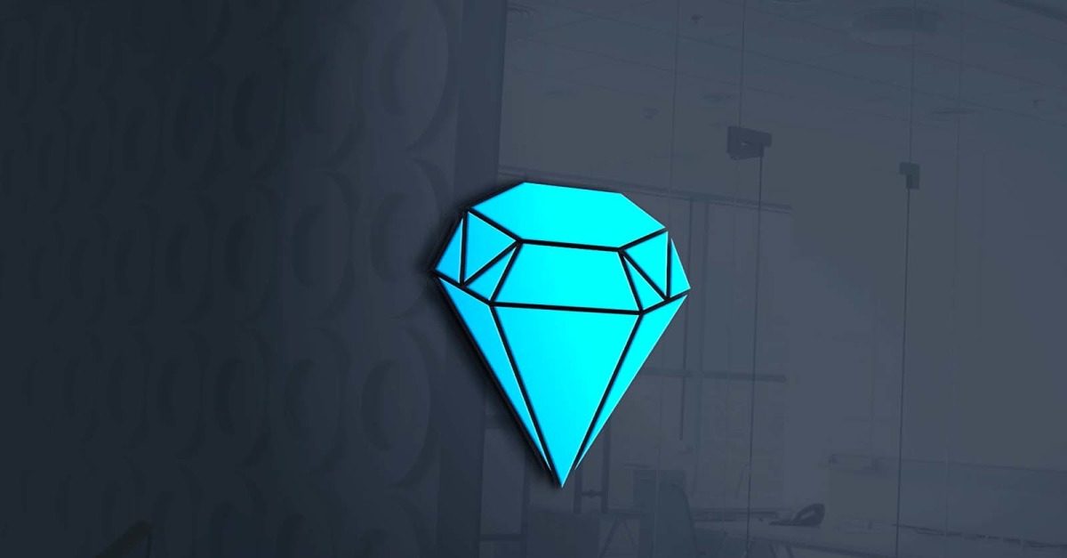 Design de logotipo criativo da marca Diamond para o seu negócio