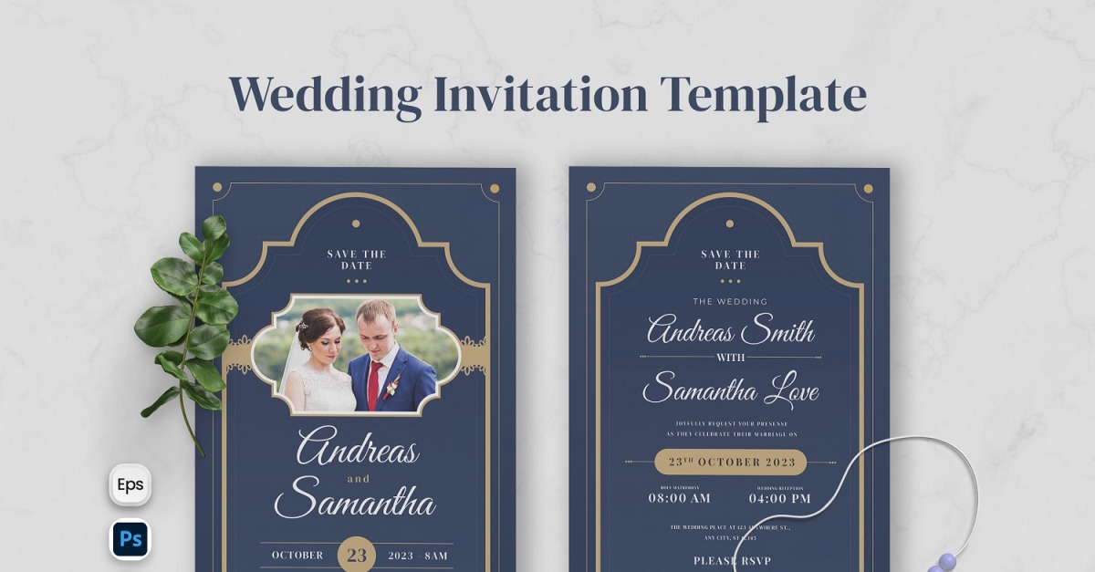 Elegant wedding invitation templates 60 photos - Astyledwedding.com