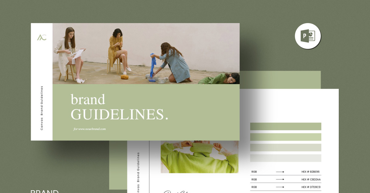 Brand Guidelines PowerPoint #358645 - TemplateMonster