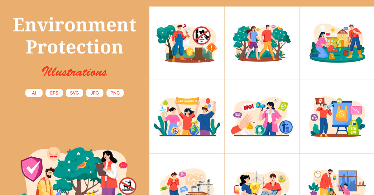 M623_ Environment Protection Illustration Pack 2