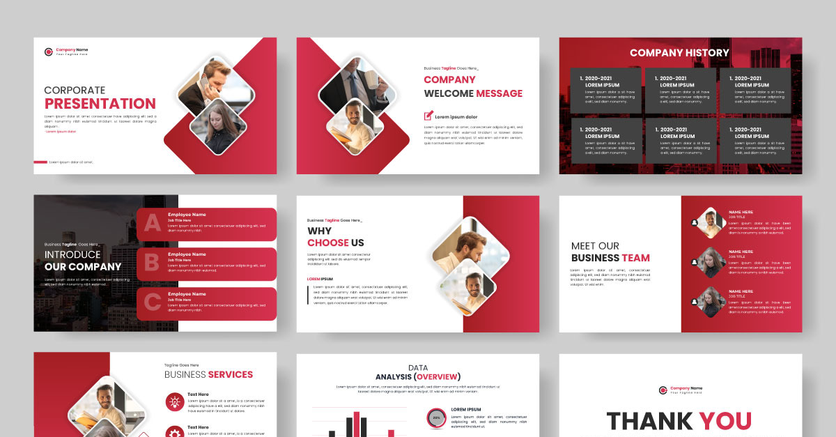 Slayt infografik öğeleri arka plan konsepti için sunum şablonları ve İş ...