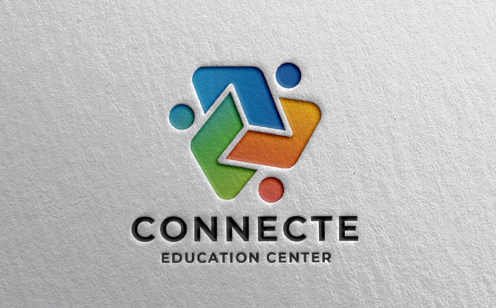 Logo de marque Connect Education Center Pro - TemplateMonster