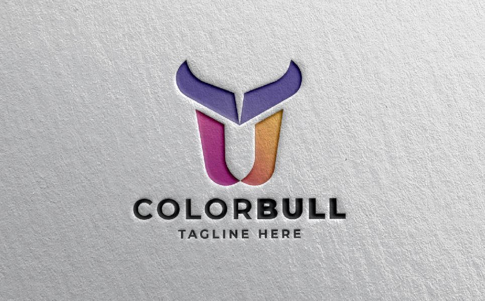 Logotipo da marca Color Bull Pro #359052 - TemplateMonster