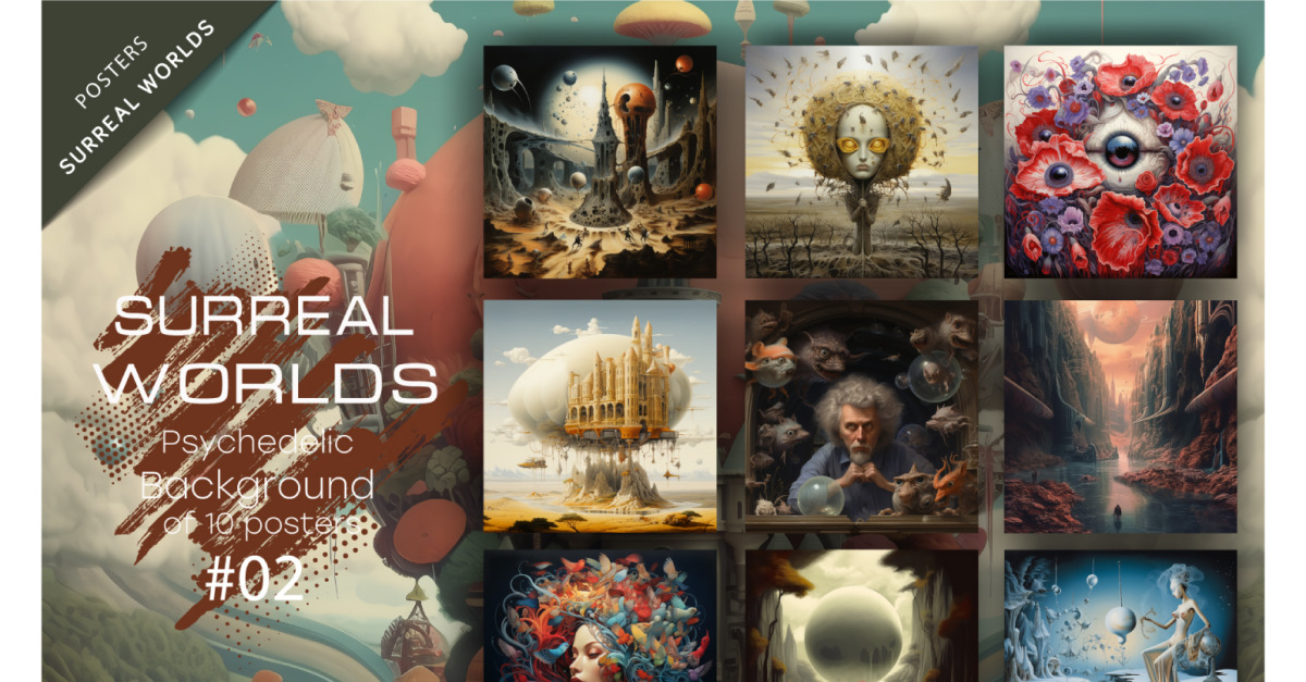 Bundle Mundos surrealistas 02. Psicodélico. - TemplateMonster