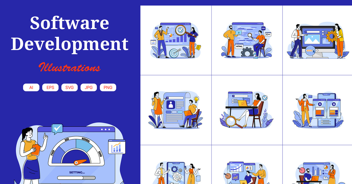 M687_ Software Development Illustration Pack