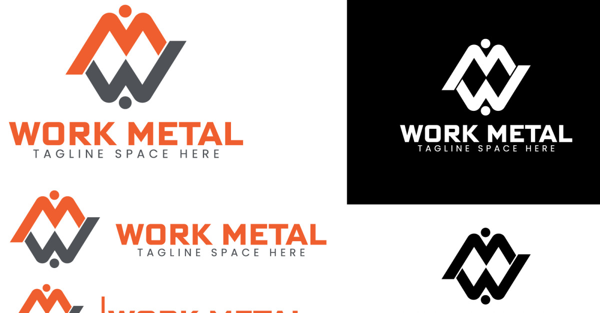 MW WORK METAL Mektup Logo Şablonu #359254 - TemplateMonster