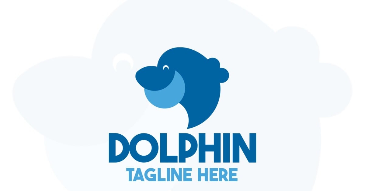 Blue Dolphin Technology Logo #359313 - TemplateMonster