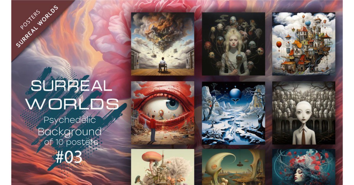 Bundle Mondes surréalistes_03. Psychédélique.