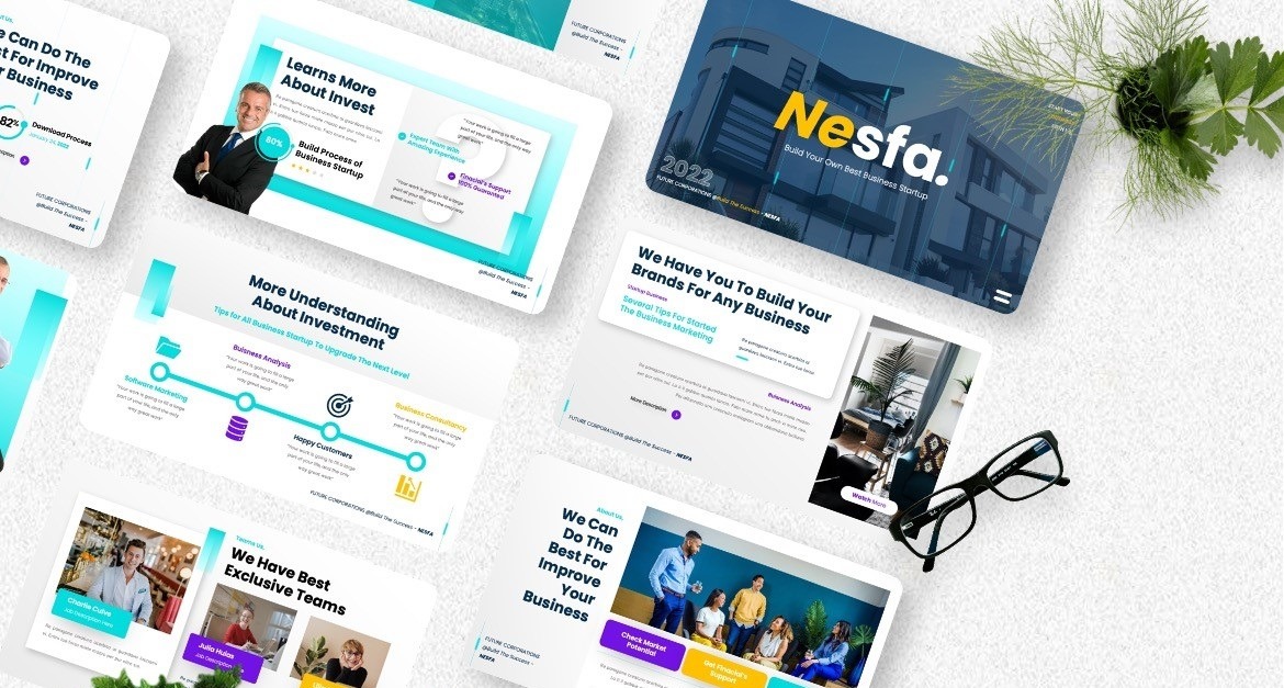 Nesfa - Plantillas para Keynote corporativas