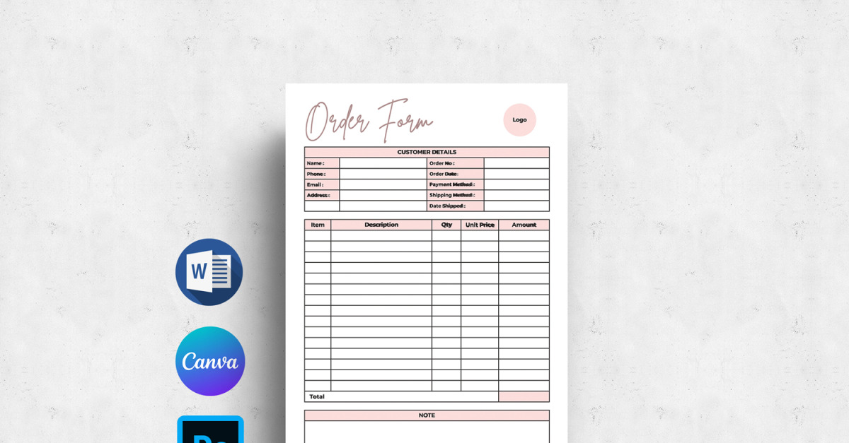 Business Order Form Template #359711 - TemplateMonster