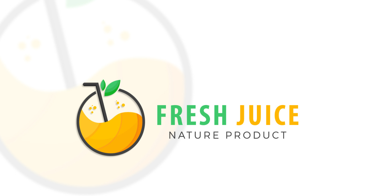 Marka Taze Meyve Suyu Logo şablonu Tasarımı - TemplateMonster