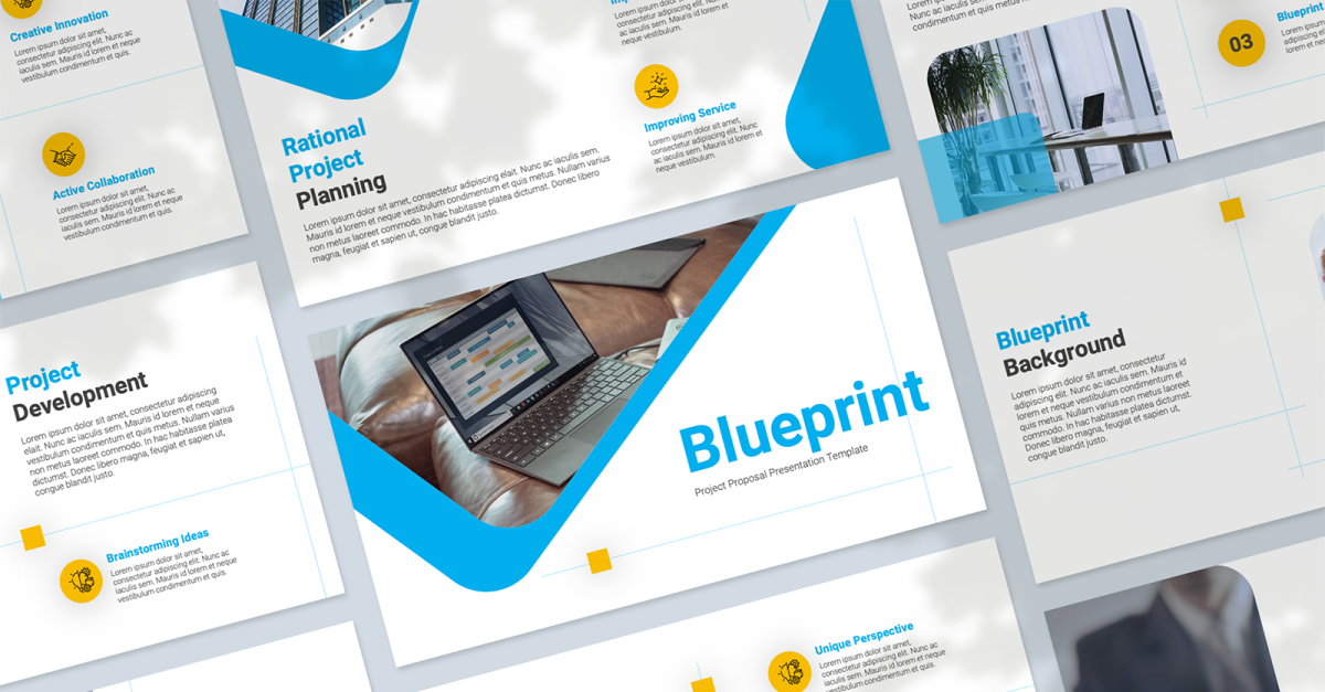 Blueprint - Plantilla de presentación de propuesta de proyecto