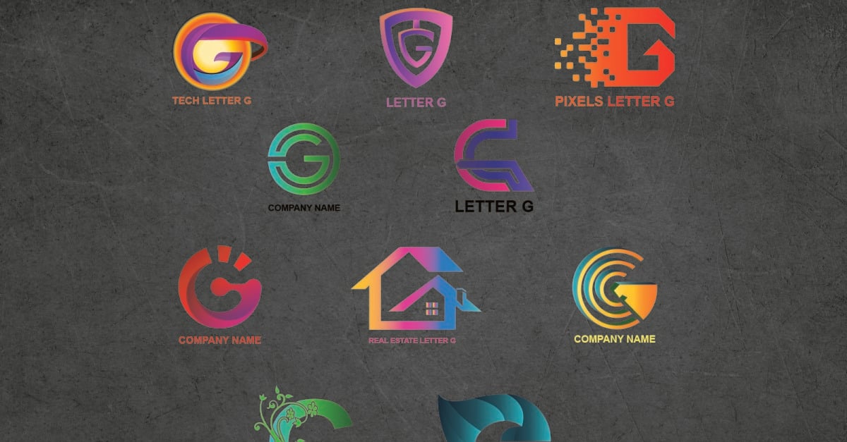 Letter G Logo Template For All Companies And Brands