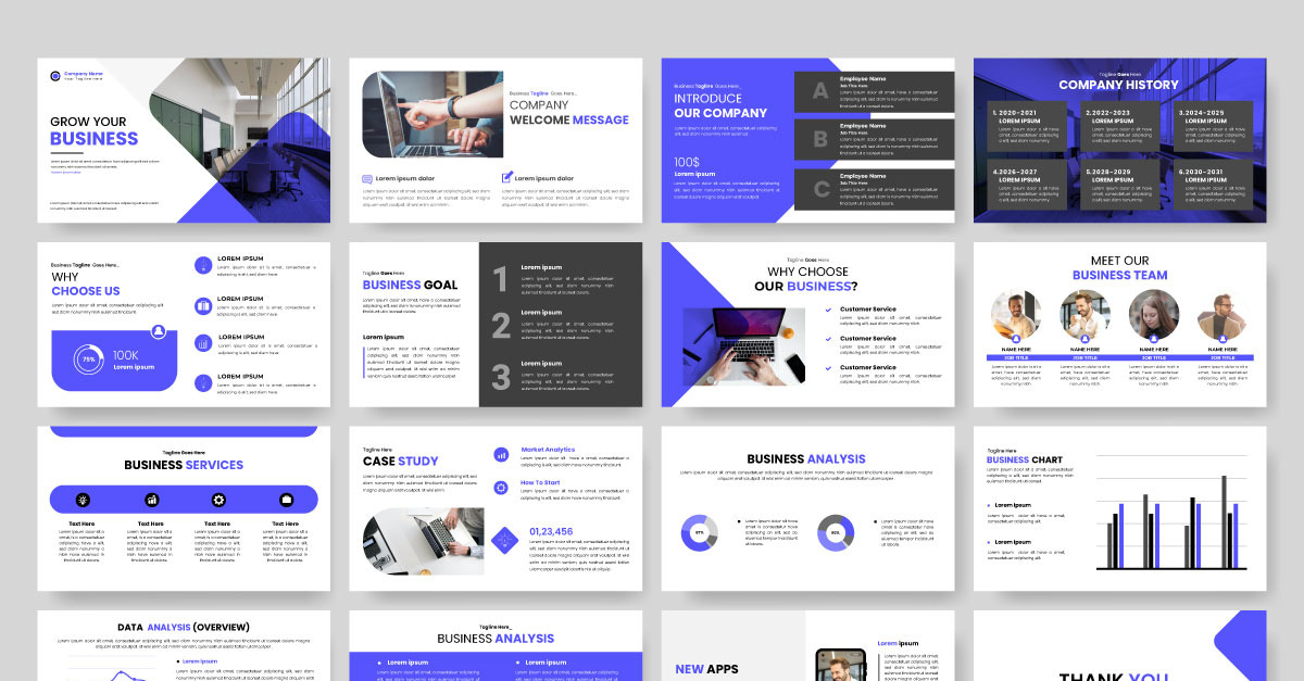 Presentation slides.Modern brochure cover design. Creative infographic ...