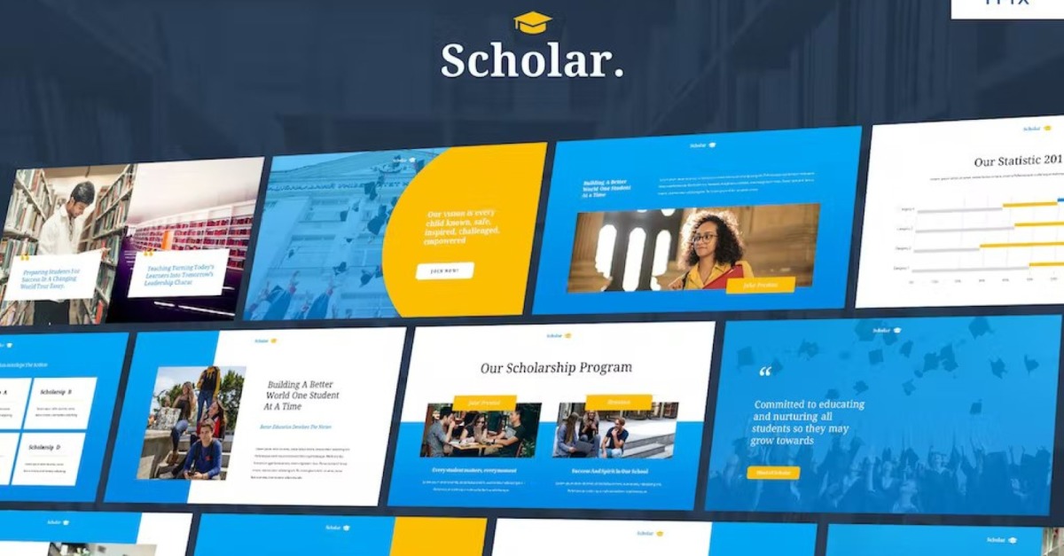 Scholar - Education Theme Powerpoint Template