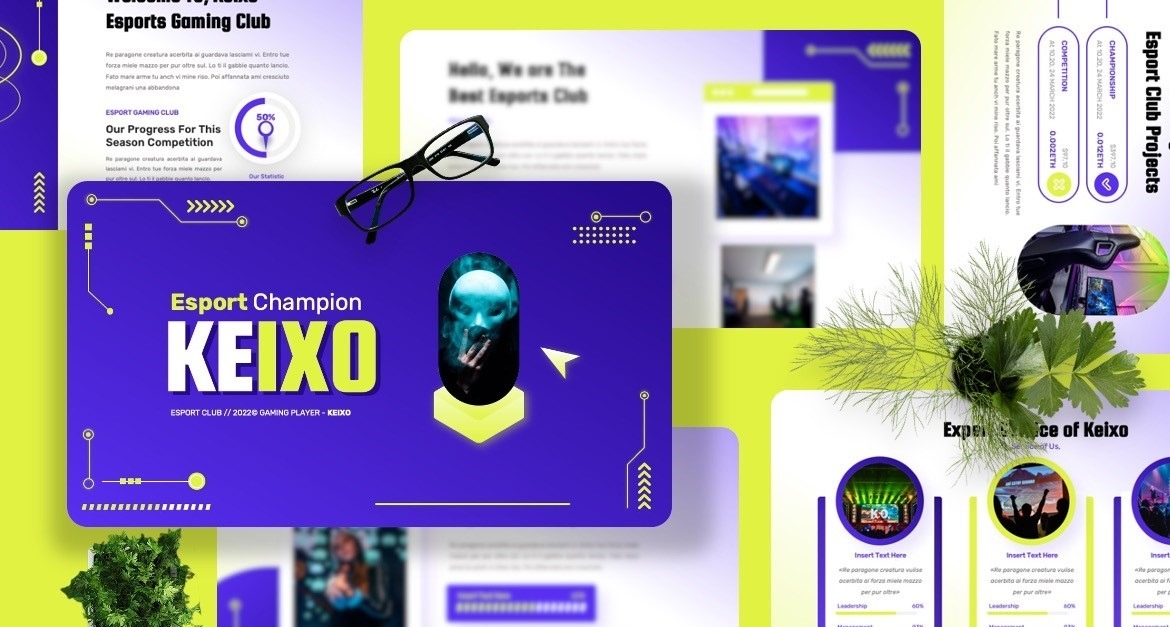 Keixo - Esport Champion Powerpoint Templates