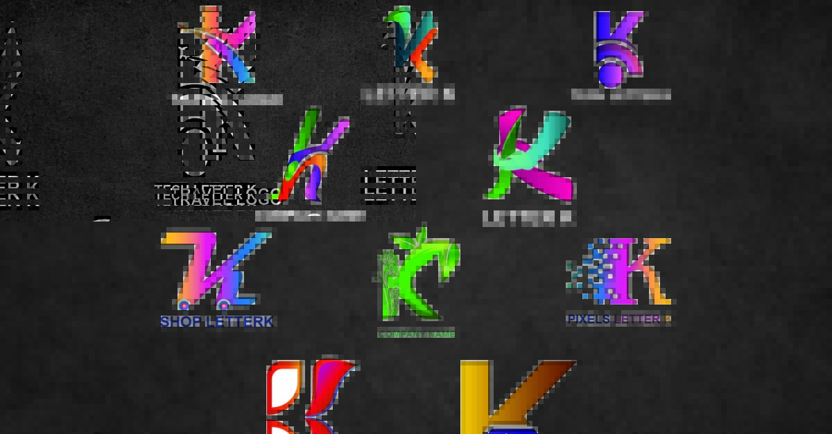 Letter K Logo Template For All Companies And Brands