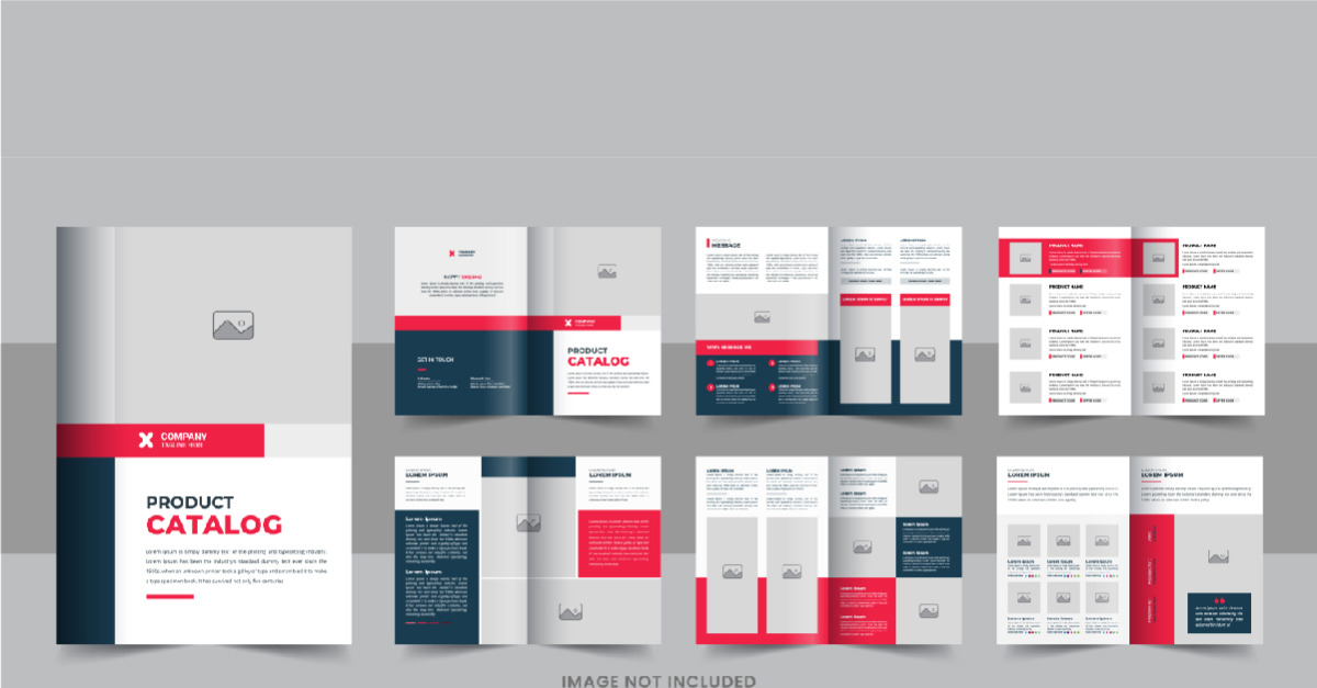 Product Catalog Layout design, catalog template