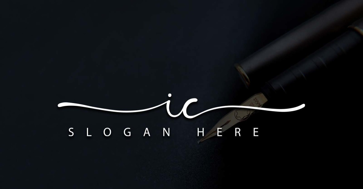 Creative Photography IC Letter Logo Design - TemplateMonster