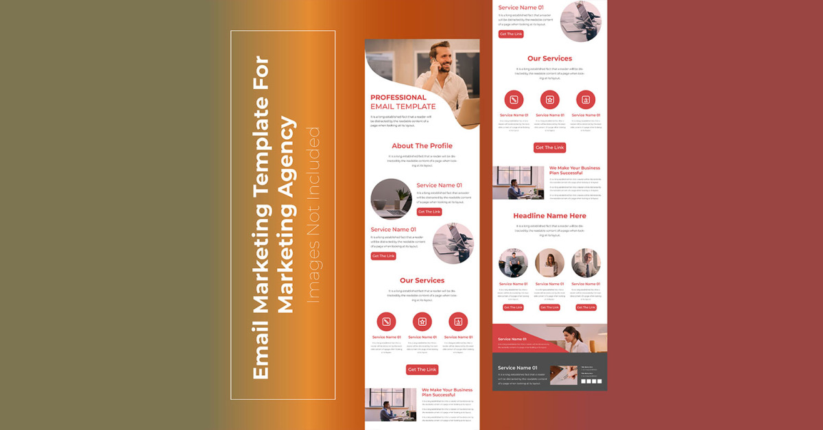 Modelo de boletim informativo de marketing responsivo para empresas com ...