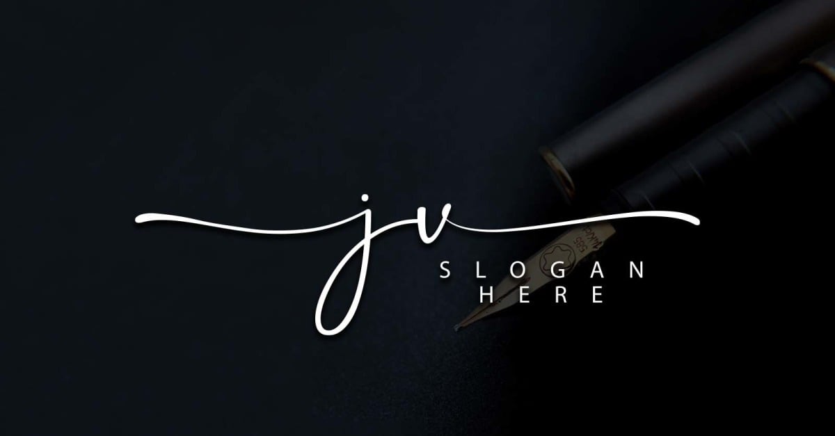 Creative Photography JV Letter Logo Design - TemplateMonster