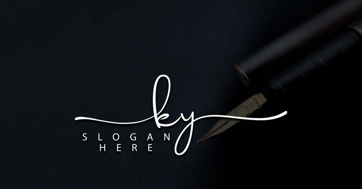 Creative Photography KY Letter Logo Design - TemplateMonster
