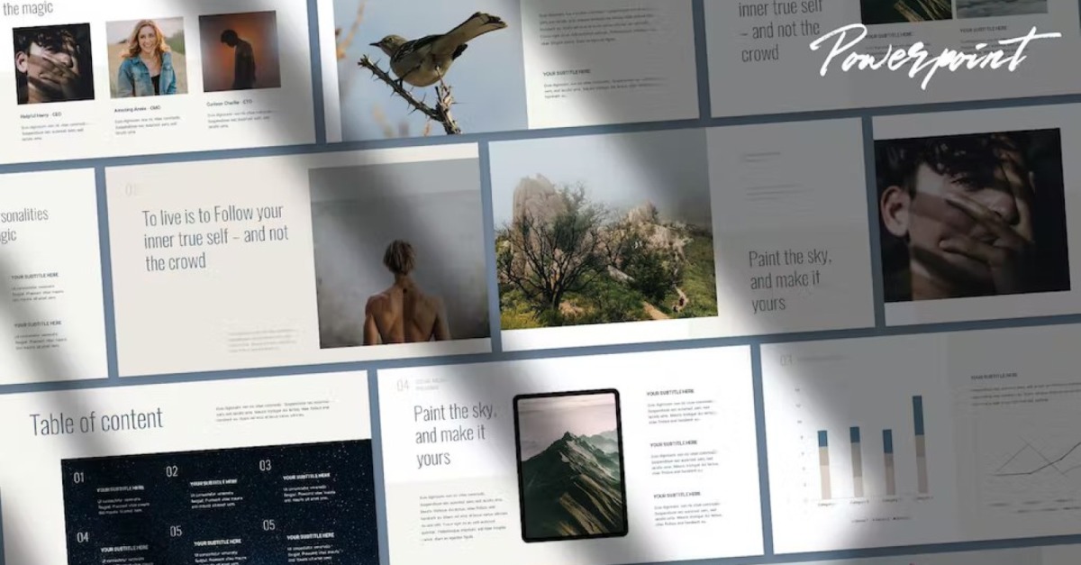 Sola - Plantilla de PowerPoint Portolio y datos