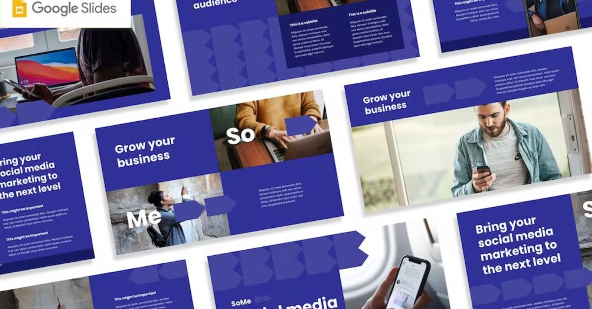 SoMe - Digital Marketing Strategyst Google Slide