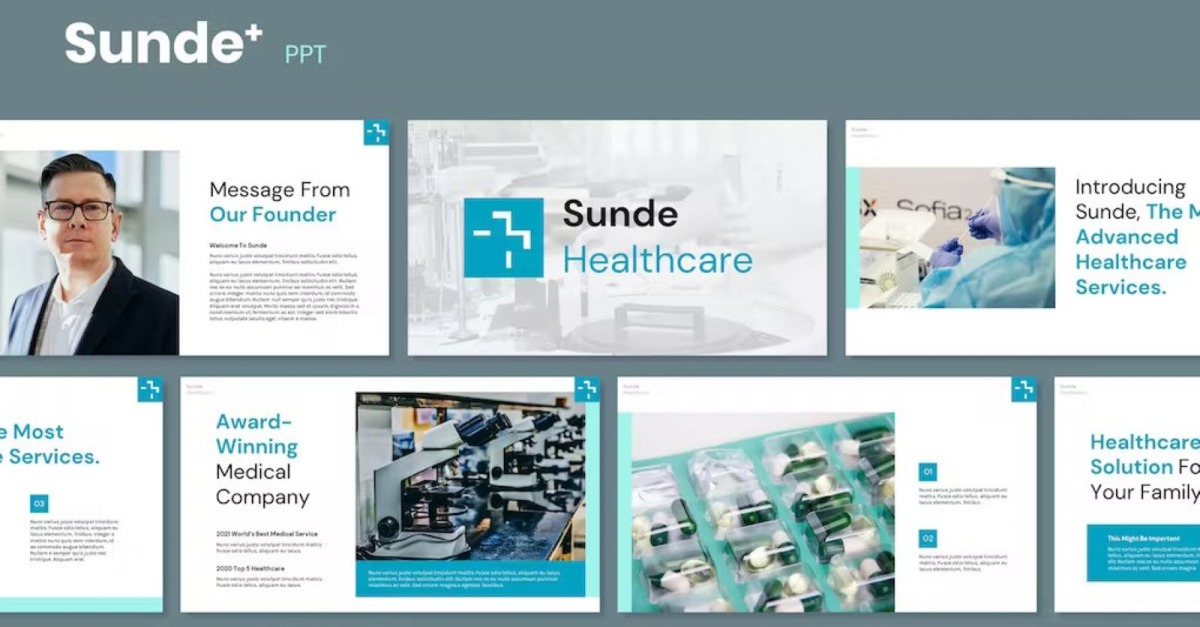 Sunde - Modello medico Powerpoint #361904 - TemplateMonster