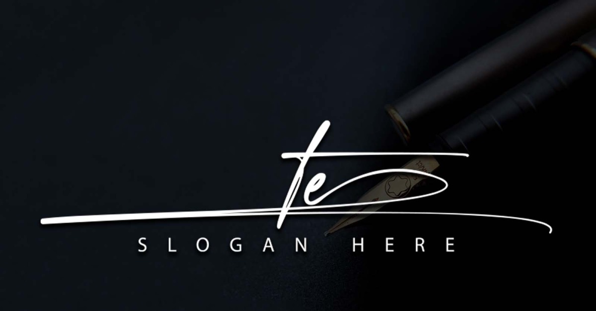 Yaratıcı Fotoğrafçılık TE Harfi Logo Tasarımı