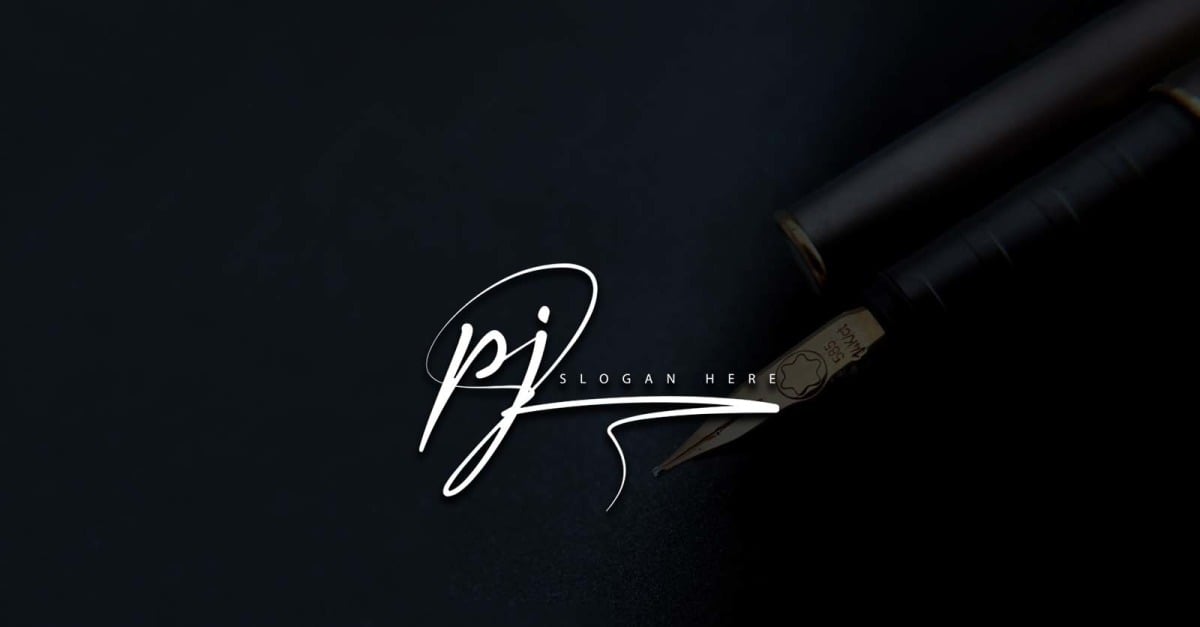 Creative Photography PJ Letter Logo Design - TemplateMonster