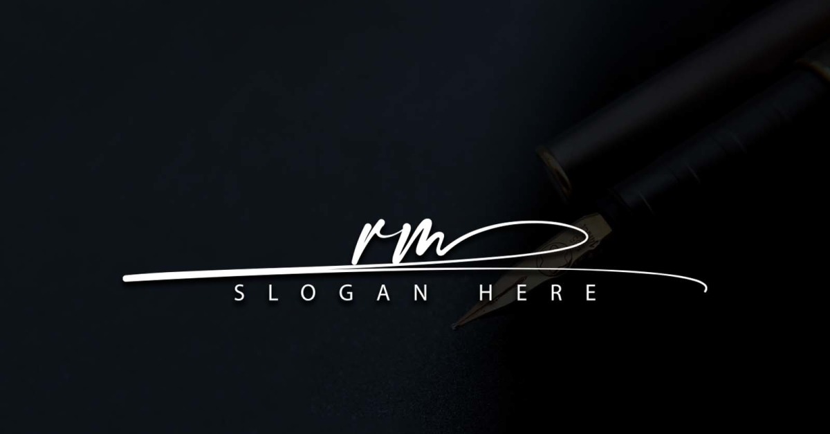 Creative Photography RM Letter Logo Design - TemplateMonster