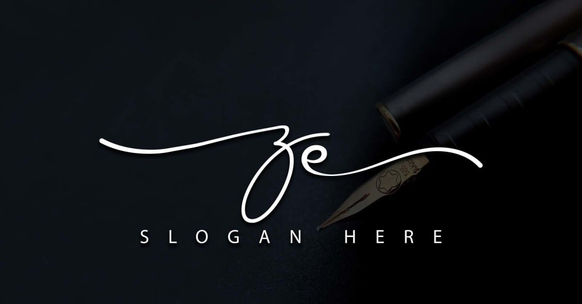 Creative Photography ZE Letter Logo Design - TemplateMonster